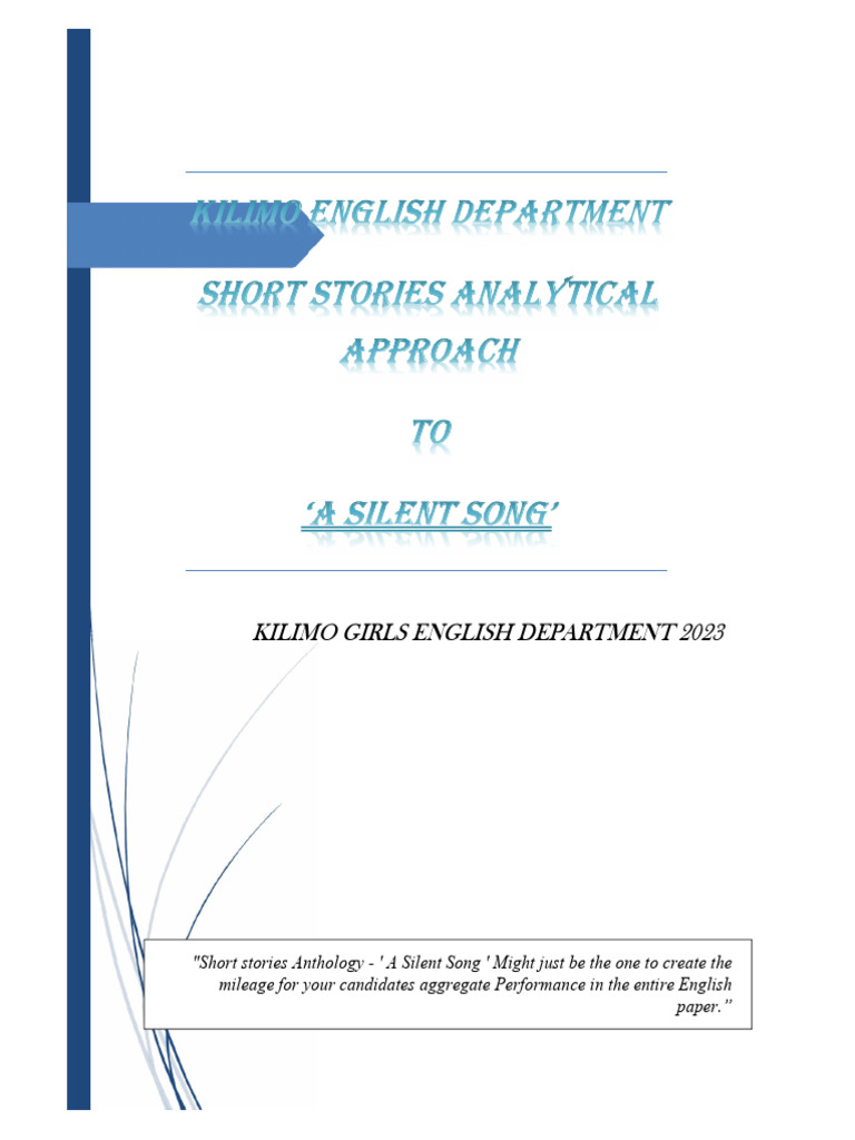 A Silent Song Guide | PDF