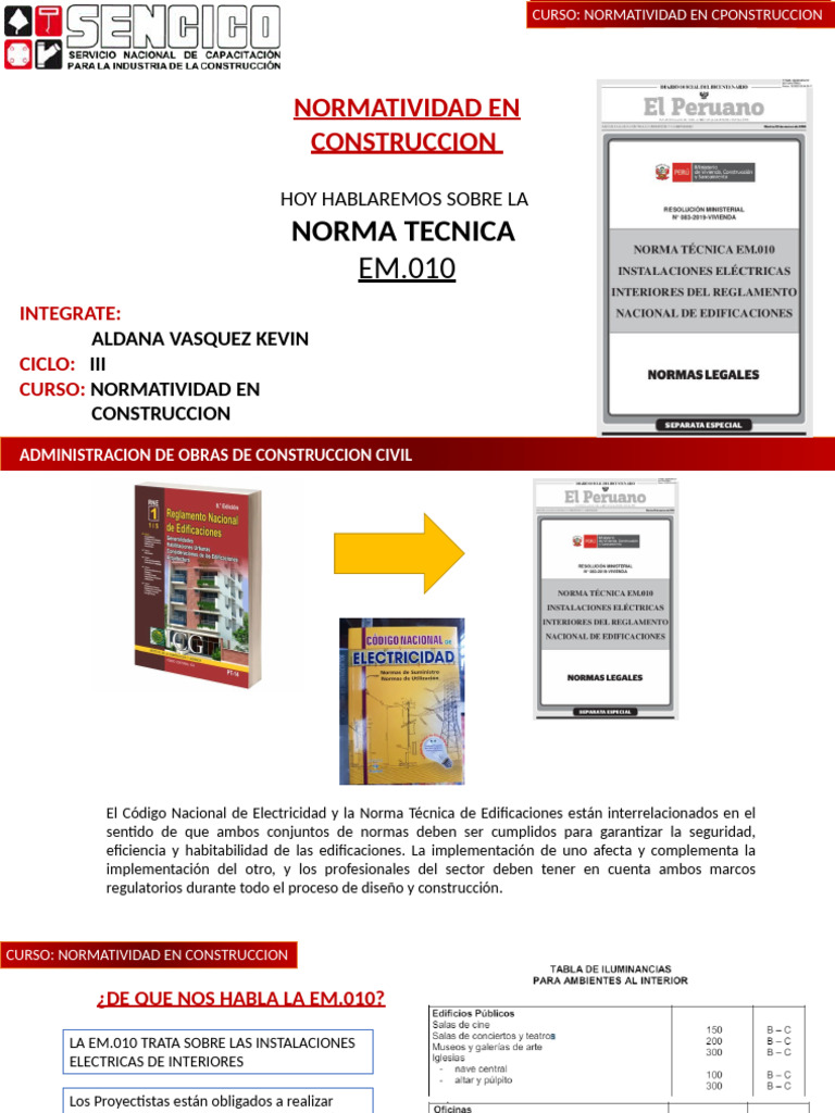 Proyecto General - Normatividad en Construccion | PDF