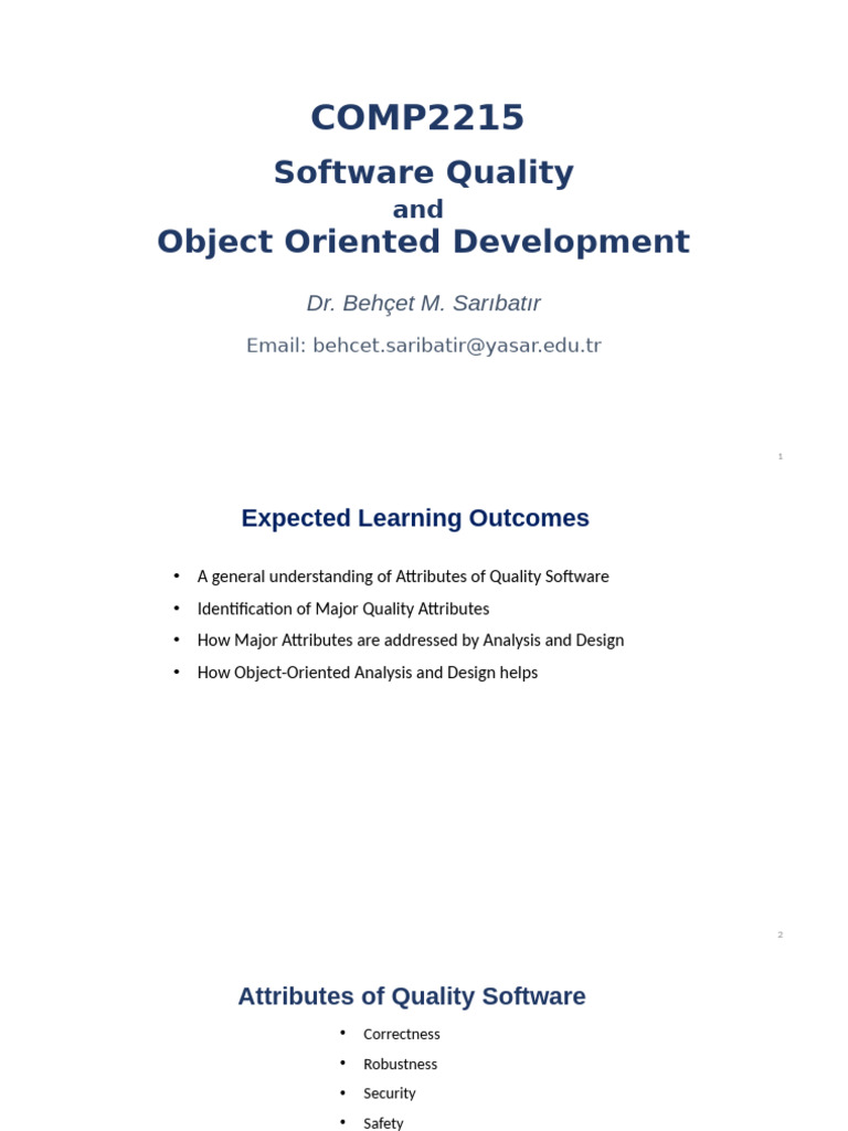 wk03 SoftwareQuality | PDF