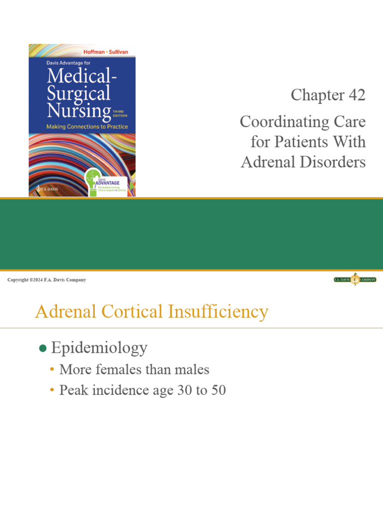 Ch42 StudentVersion3rdEdition AdrenalDisorders | PDF
