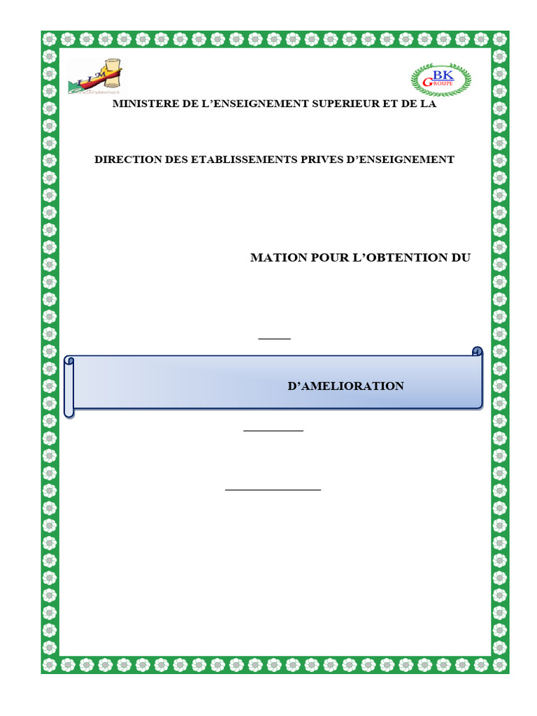 Mémoire Master Lauretta IIM Final 2020 | PDF | Business