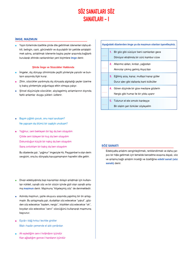 Soz Sanatlari 1 | PDF