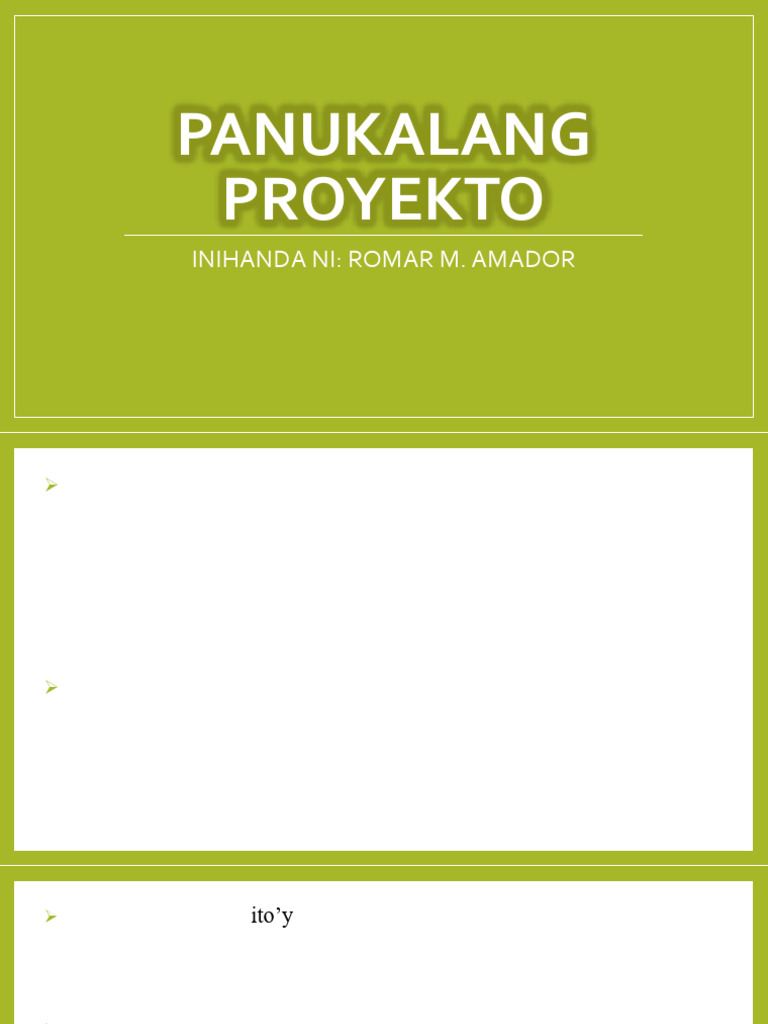 Q4 Panukalang Proyekto | PDF