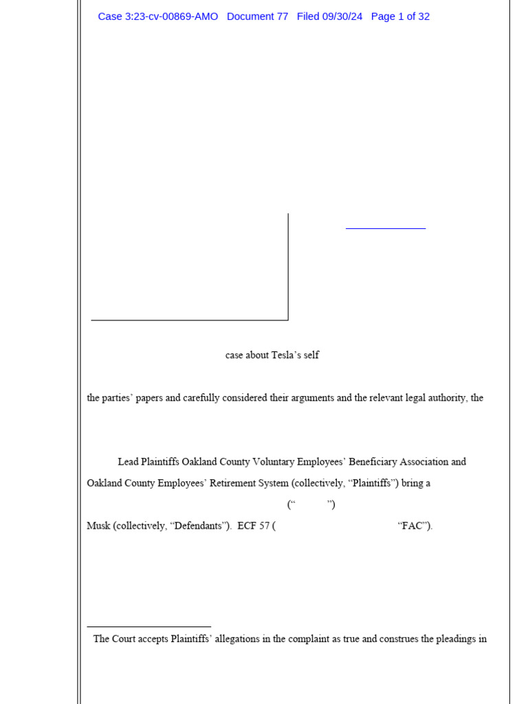 Gov Uscourts Cand 408922 77 0 | PDF | Sec Rule 10b 5 | Federal Rules Of ...