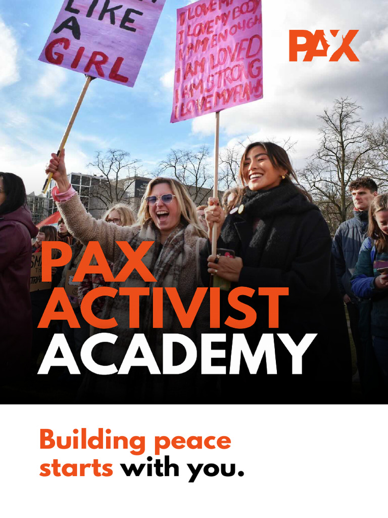 PAX Activist Academy Brochure - EN | PDF