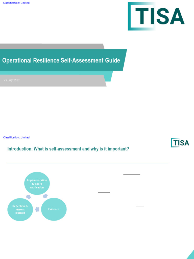 Ops Res Self Assessment Guide v.2 July 2023 | PDF
