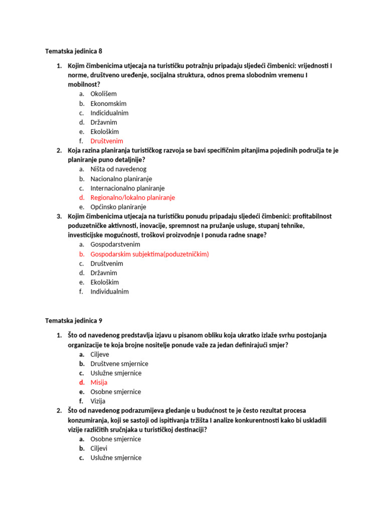 MTD 2. Kolokvij - Antea | PDF