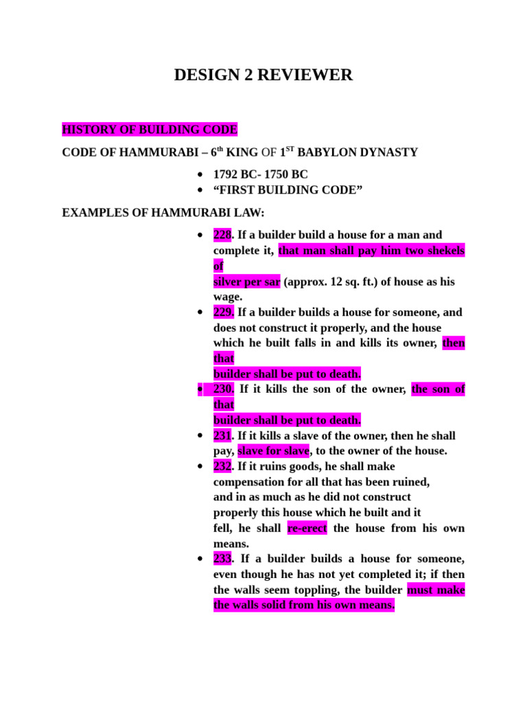 Design 2 Reviewer | PDF