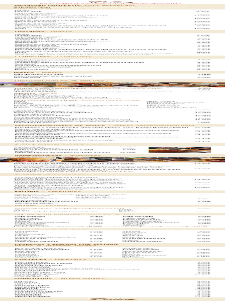 Menu Rolling | PDF