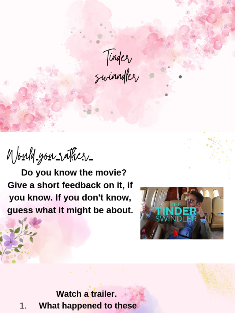 Tinder Swinndler PDF | PDF