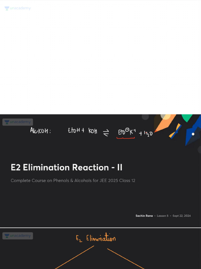 E2 Elimination Reaction II With Anno | PDF
