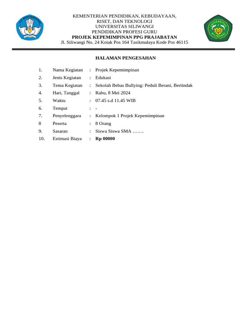 Proposal PK (On Progres) | PDF