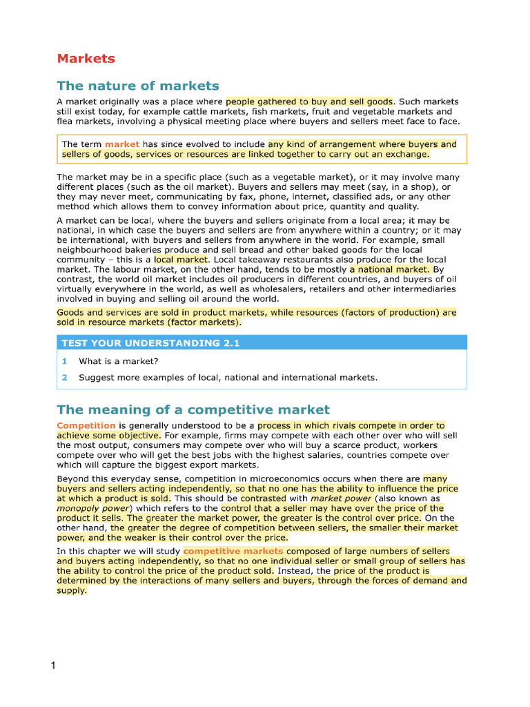 Economics Chapter 2 | PDF
