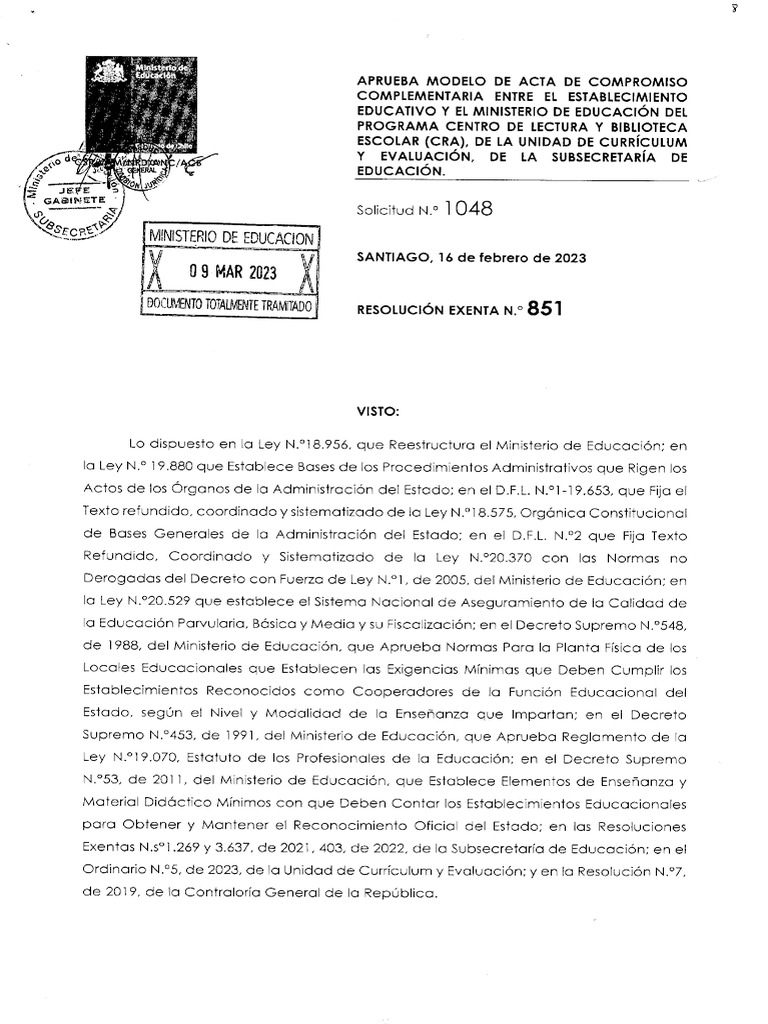 Acta Compromiso Complementaria Cra | PDF
