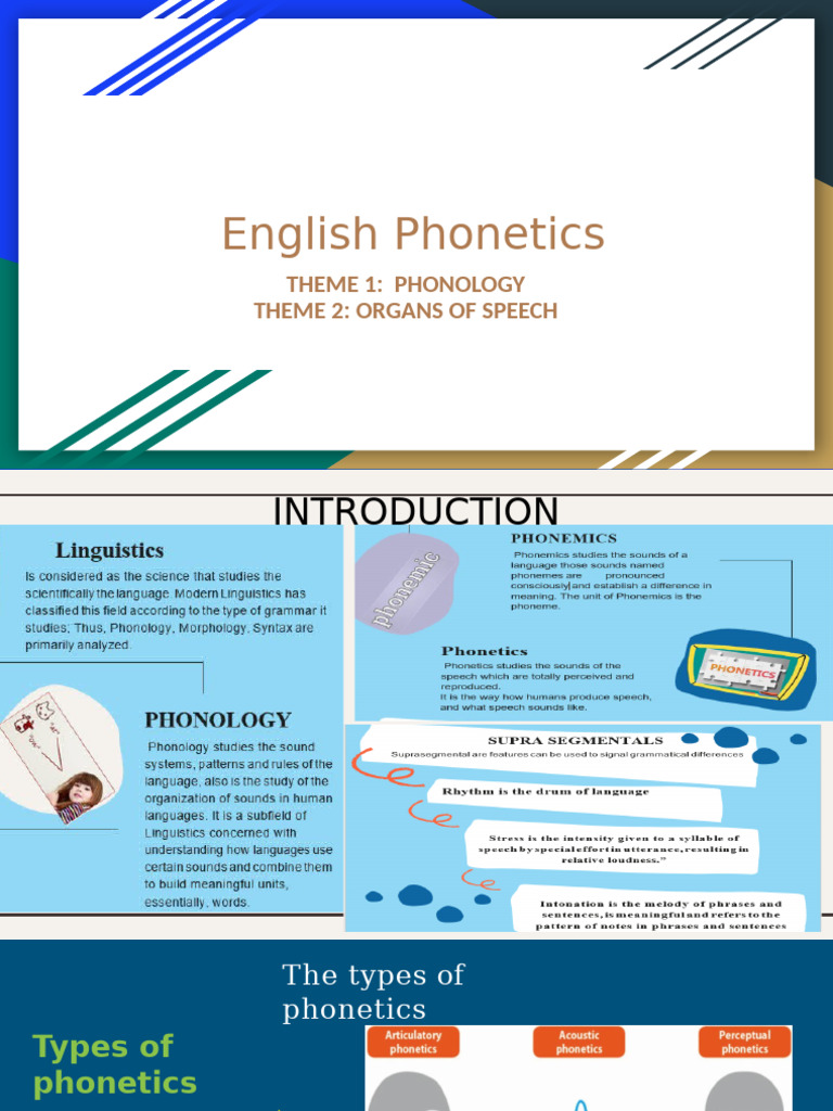 Power Point Presentation Theme 1 2 | PDF | Phoneme | Phonetics