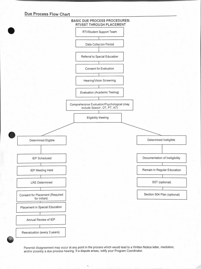 Due Process Flow Chart | PDF