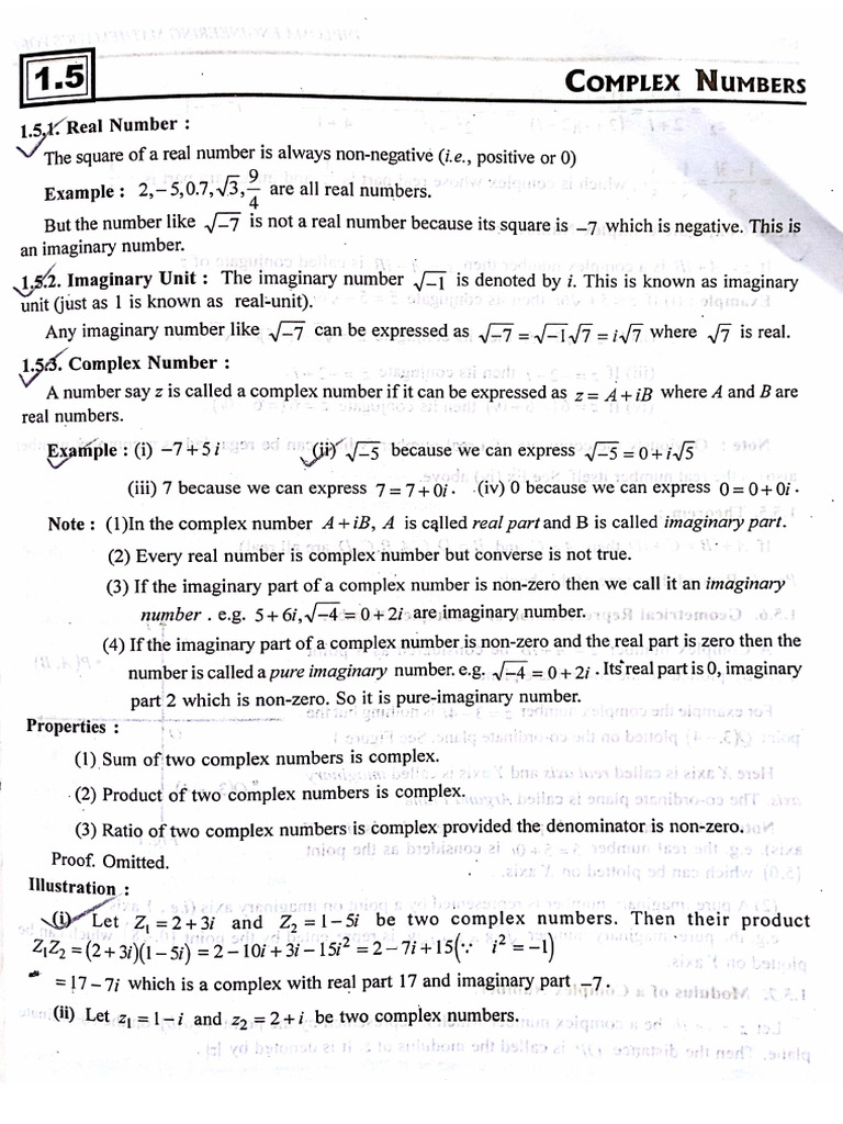 Complex Numbers | PDF