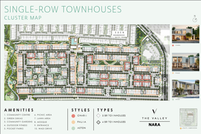 Nara The Valley Cluster Map | PDF