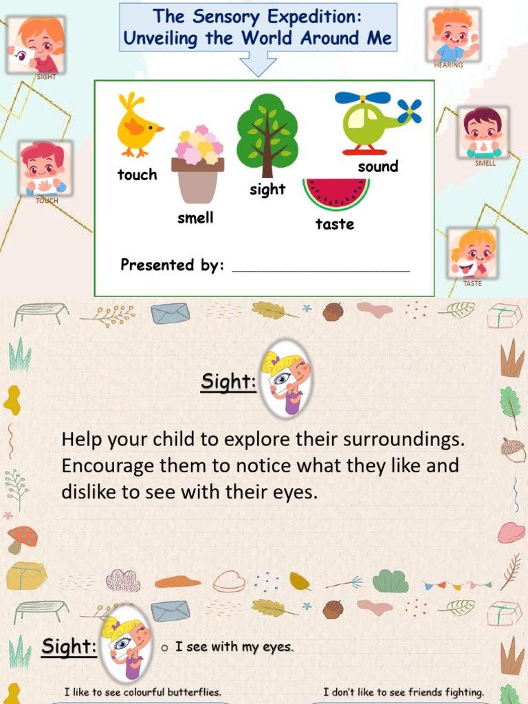 Sample - Nursery - The Sensory Expedition Unveiling The World Around Me ...