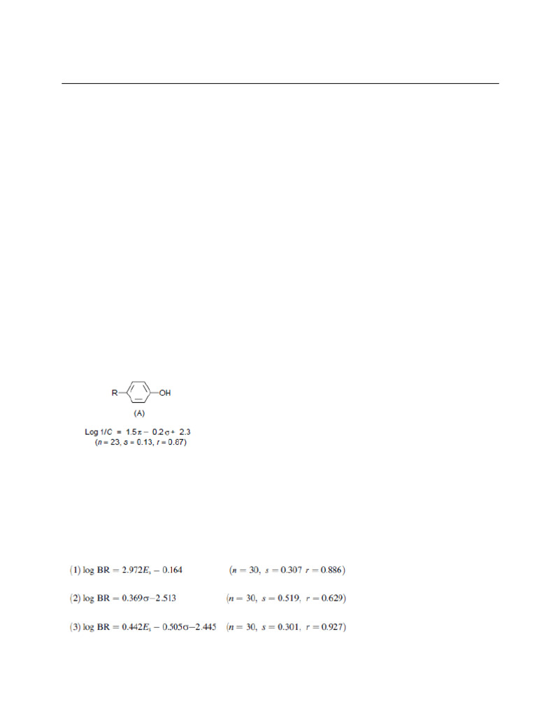 Exercicios de Aplicacao SAR e QSAR - 084635 | PDF