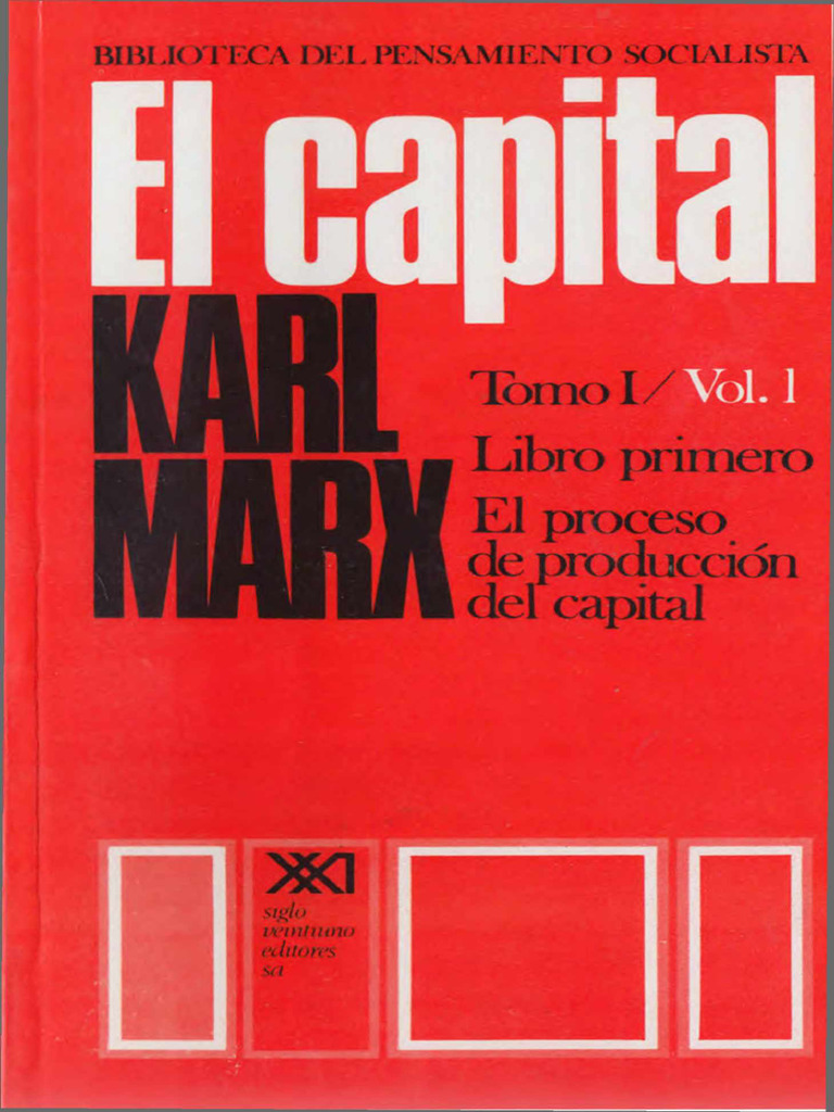 Marx Prologo A La Primera Edicion Elcapital Tomo I Volumen I | PDF