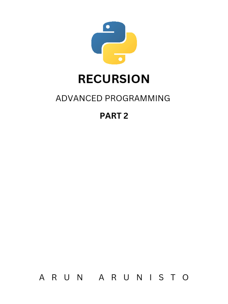 Recursion Pt.2 | PDF