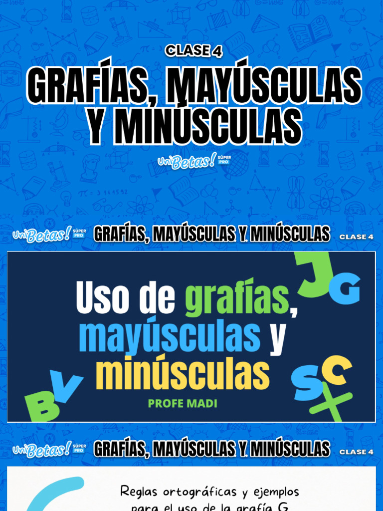 Mayúsculas y Minúsculas | PDF