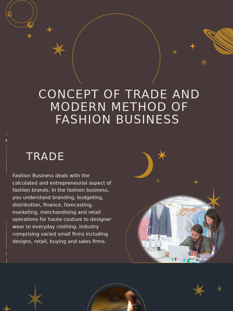 Concept of Trade and Modern Method of Fashion | PDF