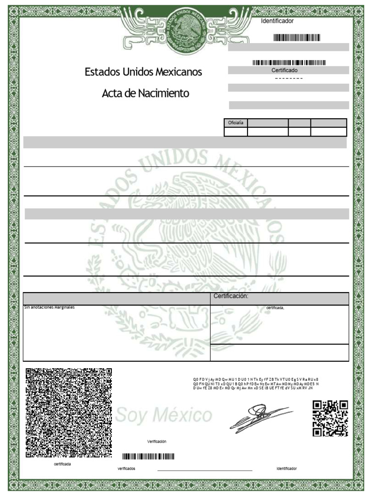 Acta Luis Manuel Ojinaga Chihuahua | PDF