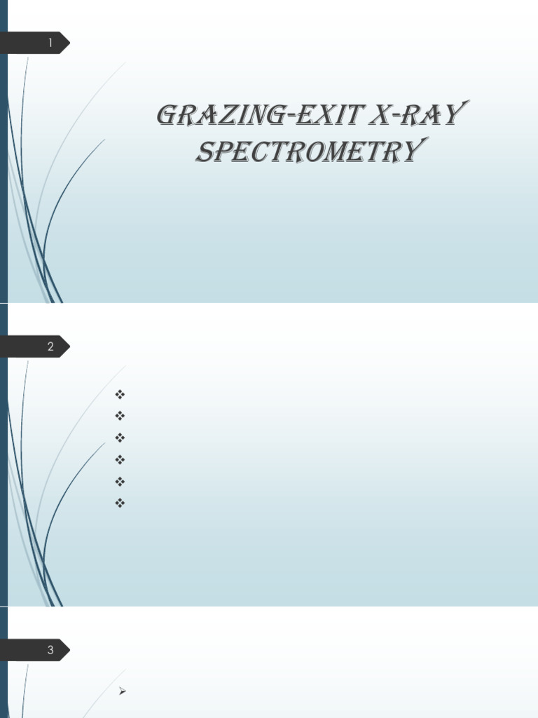 Grazing Exit Presentation11 | PDF | Scanning Electron Microscope ...
