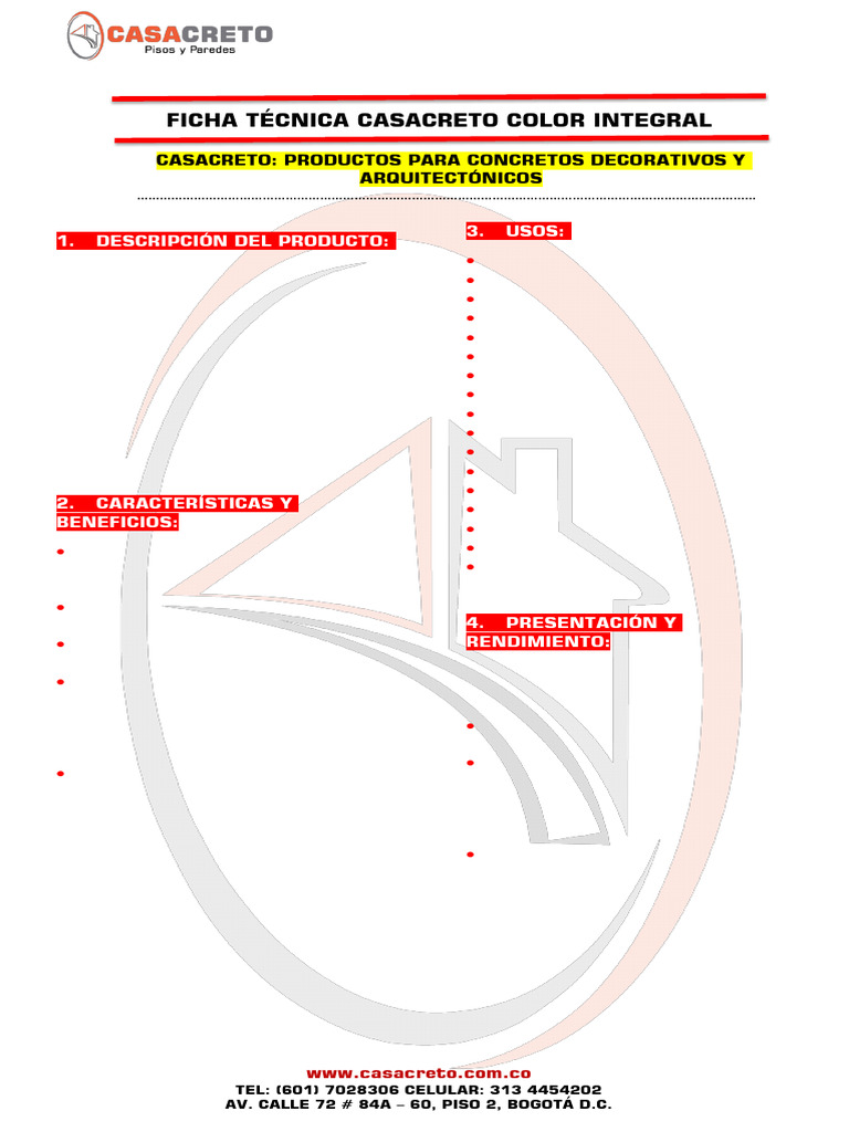 FT Casacreto Color Integral | PDF