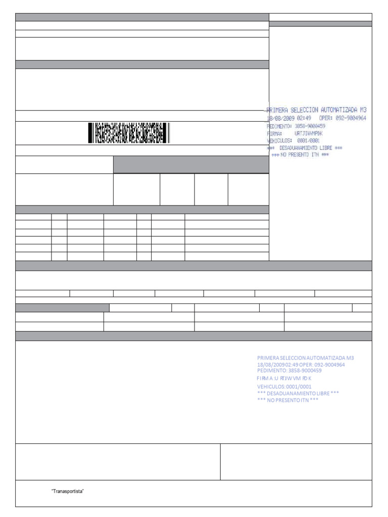Pedimento S10 XXX | PDF