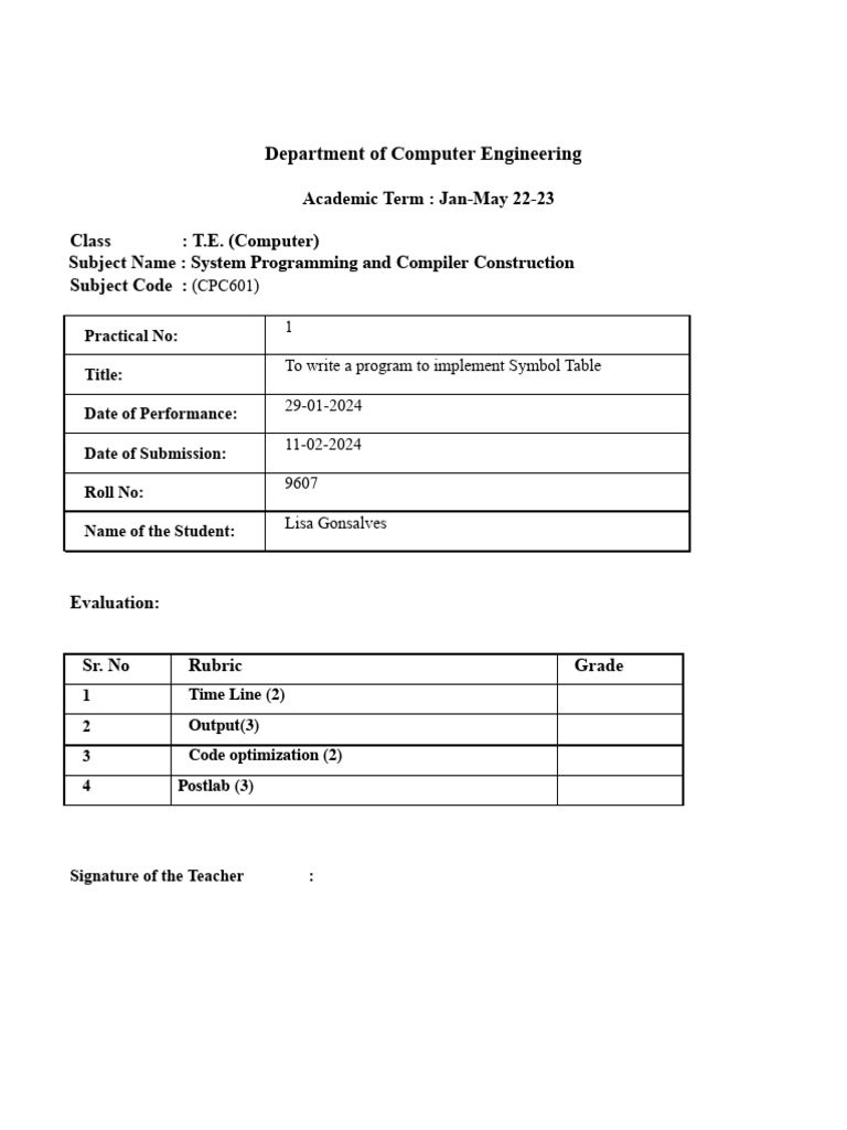 SPCC-Rubric Final First Page | PDF
