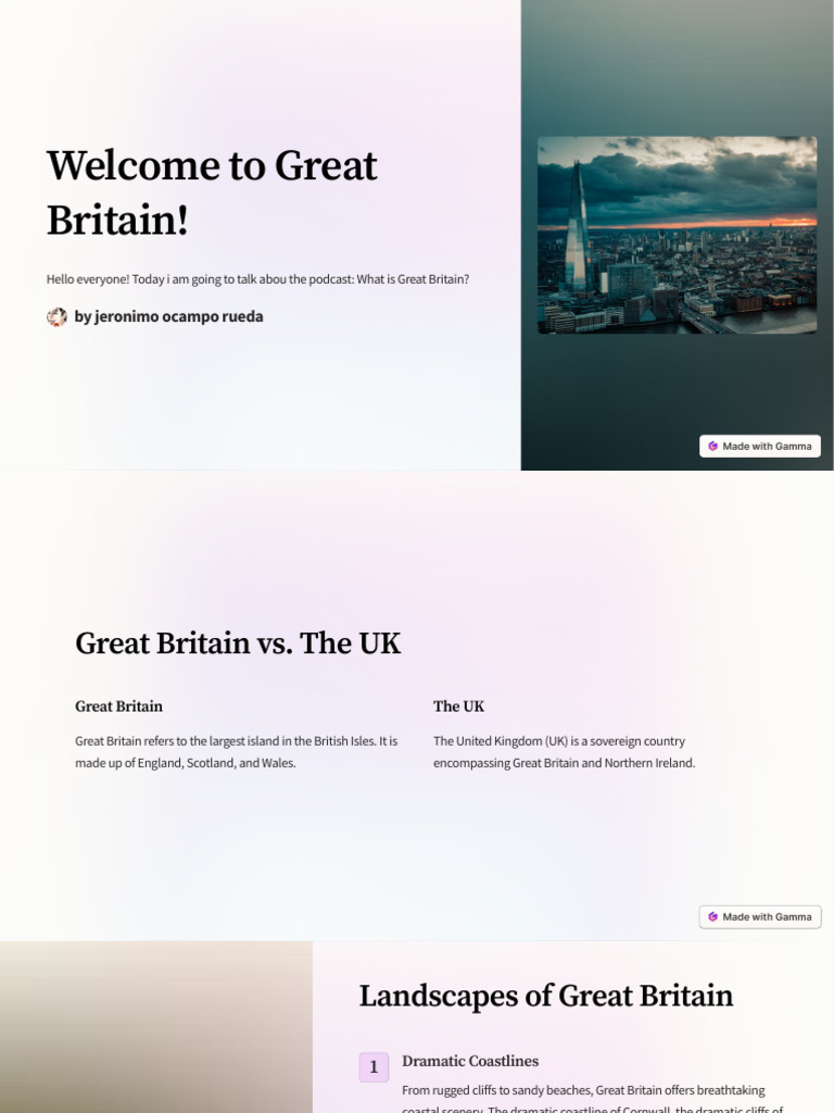 Welcome To Great Britain | PDF