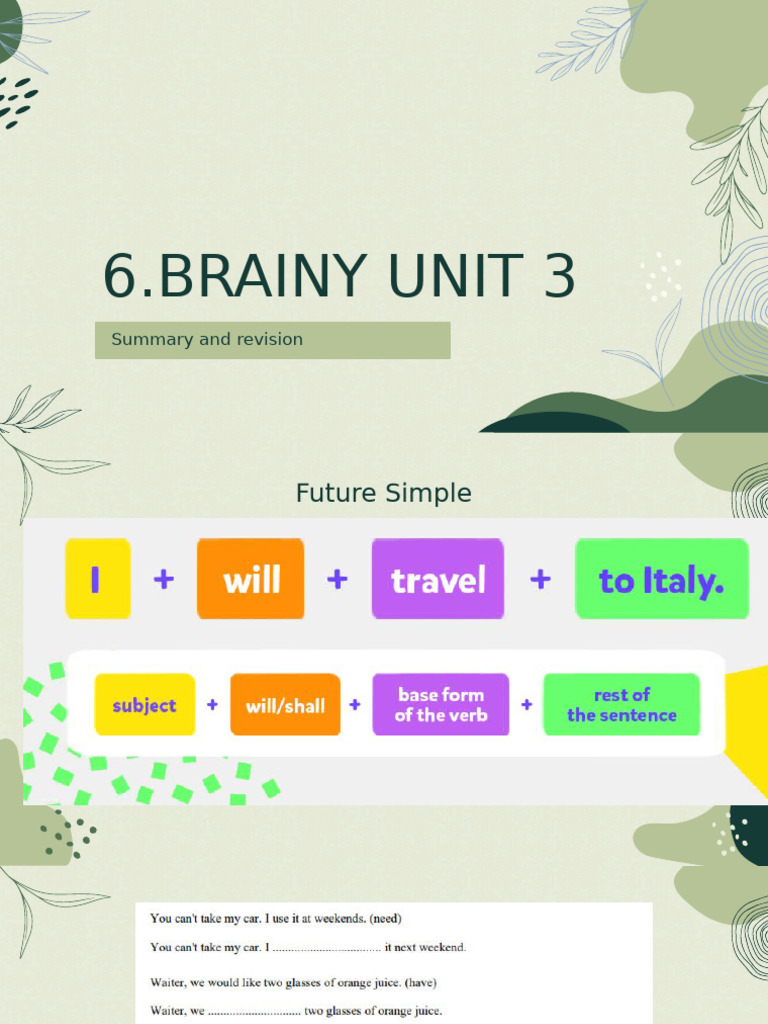 6.unit 3 | PDF