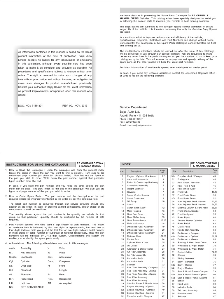 Re Maxima SP Catalogue 150216 1 | PDF