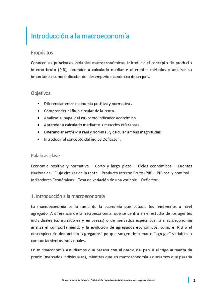 Introduccion A La Macroeconomia | PDF