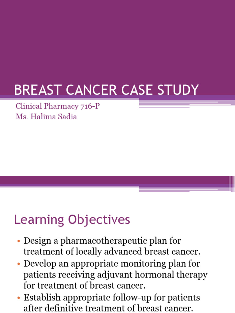 Breast Cancer Case Study | PDF