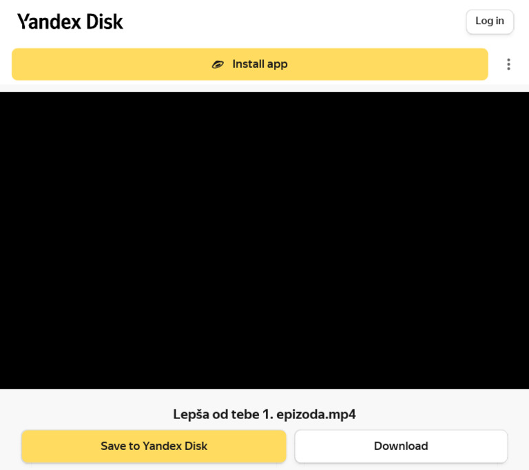Lepša Od Tebe 1. Epizoda - mp4 - Yandex Disk | PDF