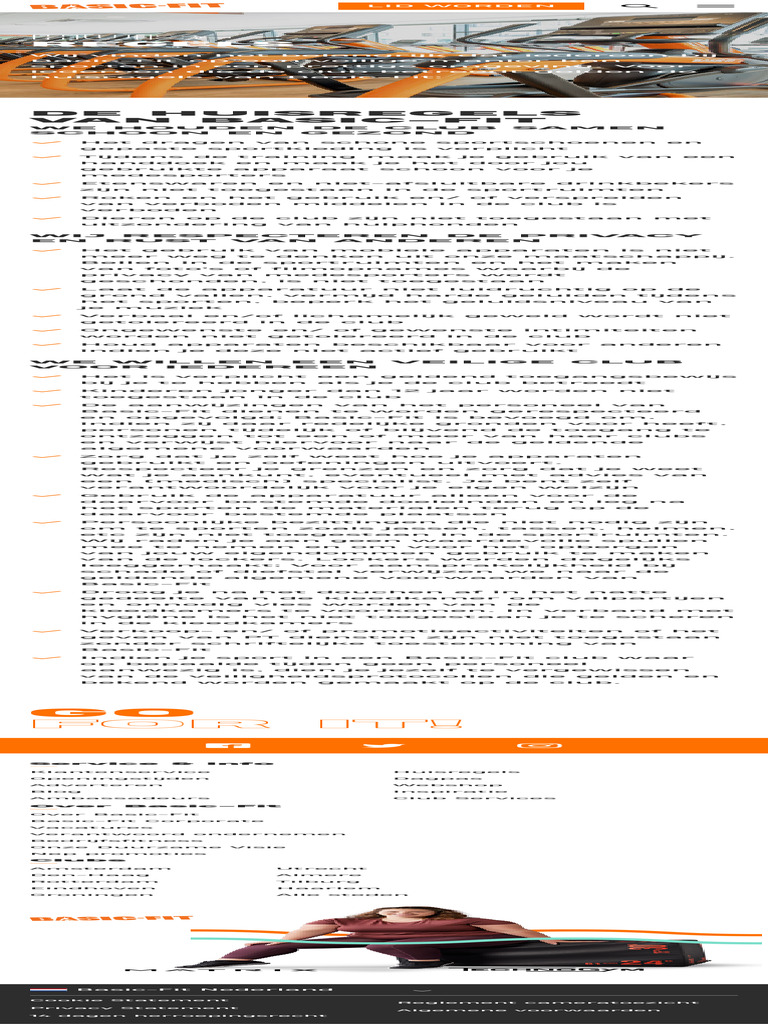 Basic Fit Huisregels | PDF