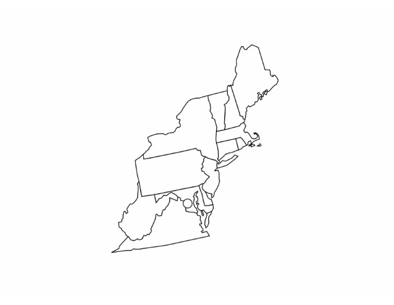 Eastern US Map Adjusted | PDF