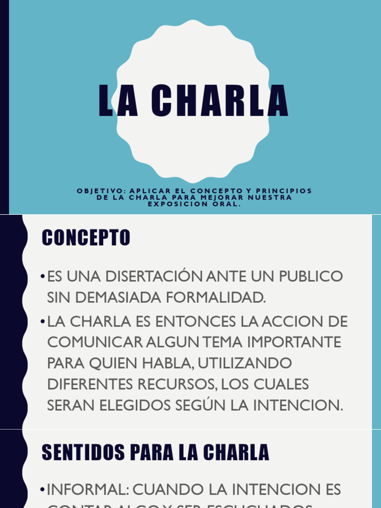 La Charla | PDF