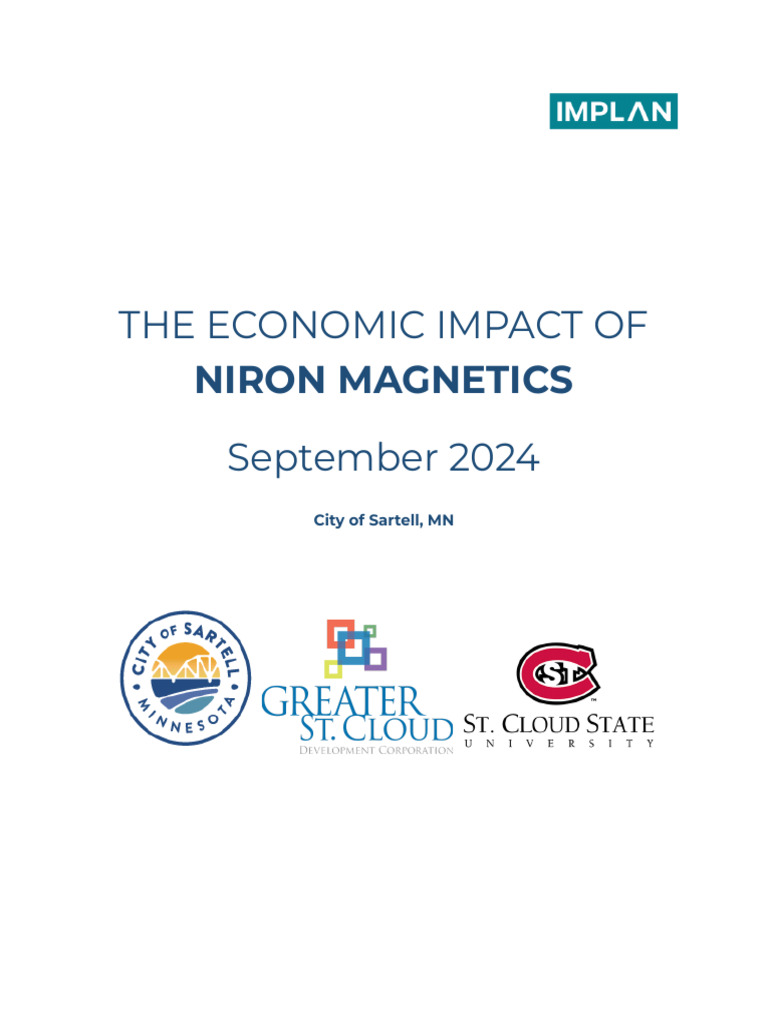 Sartell- NironMagnetics EIA FINAL 8302024.Docx | PDF