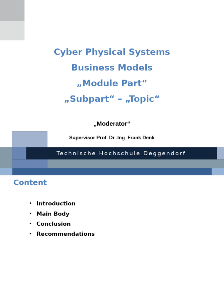 Business Models Presentation Template | PDF