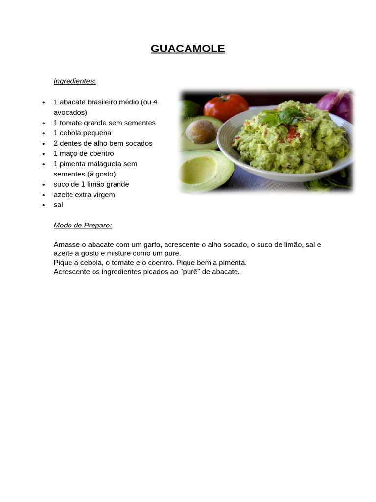 Guacamole | PDF