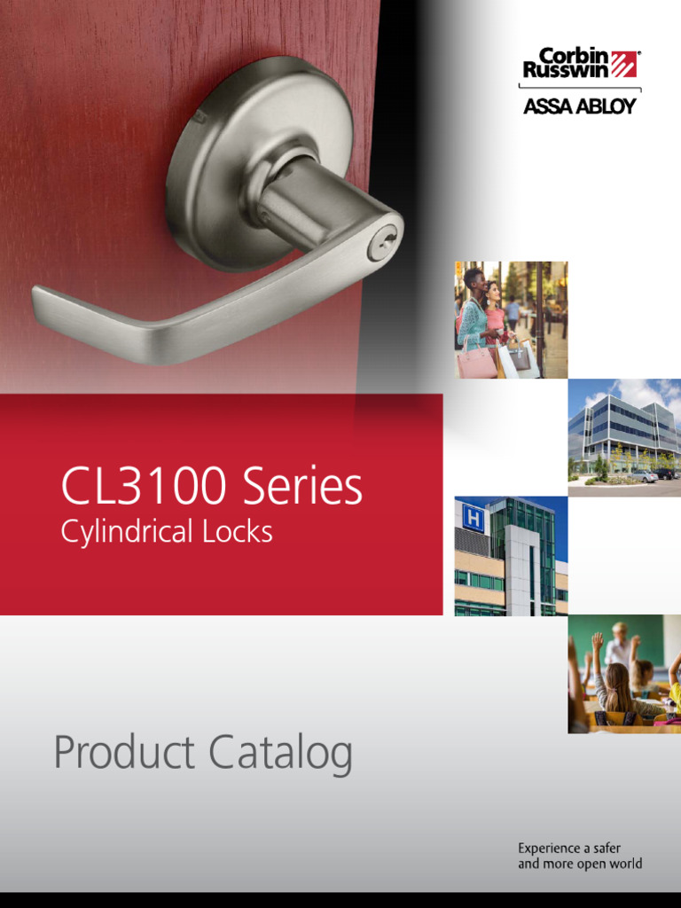 Corbin Russwin CL3100 Series Cylindrical Locks Catalog | PDF