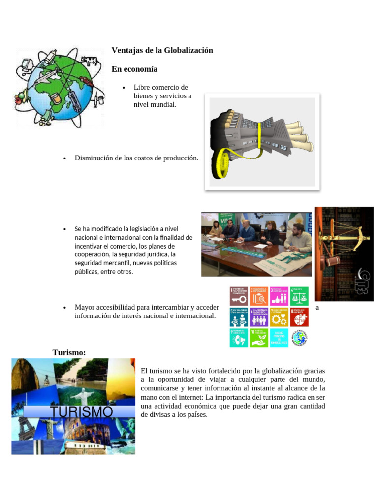 Ventajas y Desventajas de La Globalizacion | PDF | Globalización | Política