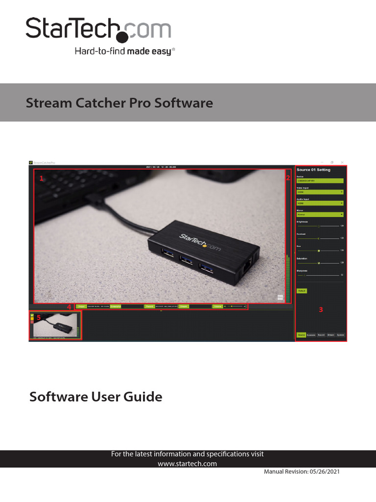 StreamCatcherPro SUG | PDF