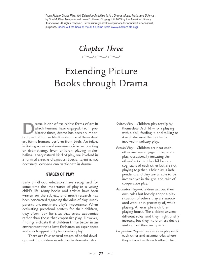 Extending Picture Books Through Drama | PDF