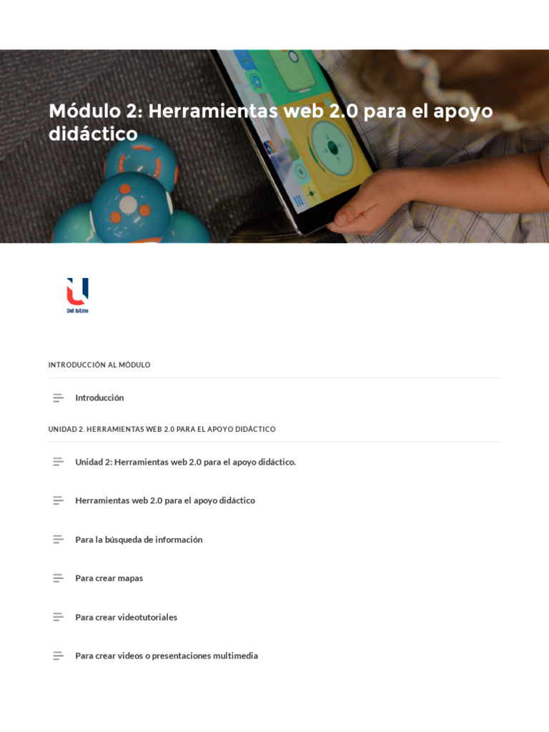 Modulo 2 Herramientas Web 2 0 para El Apoyo Didactico Lye2VlHR | PDF